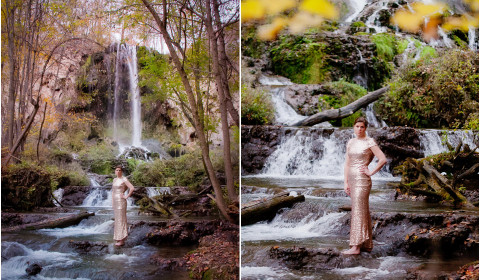 dramatic-outdoor-rustic-portrait-session-at-falling-springs-waterfall • North Carolina Wedding ...