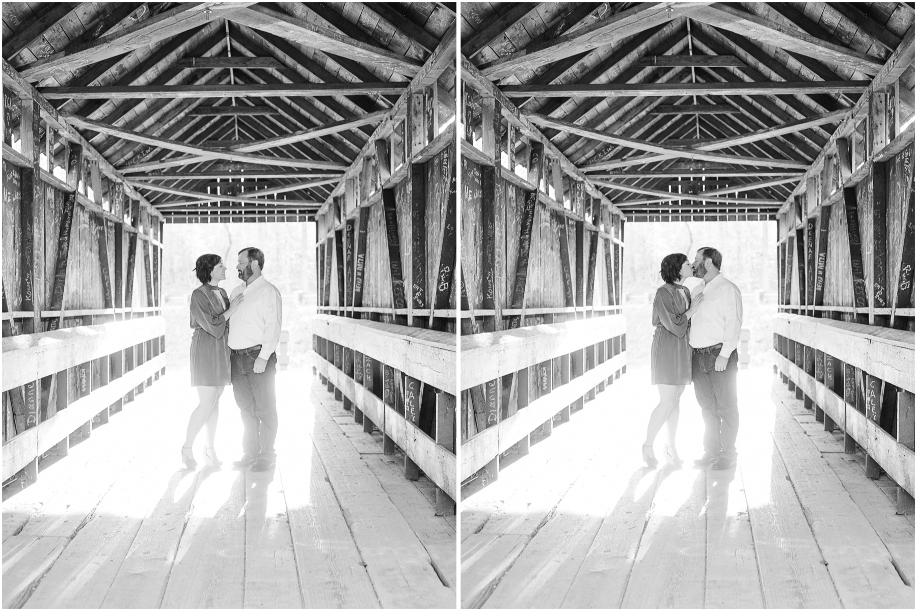 Pisgah Covered Bridge - Brooke + Jason • North Carolina Wedding ...